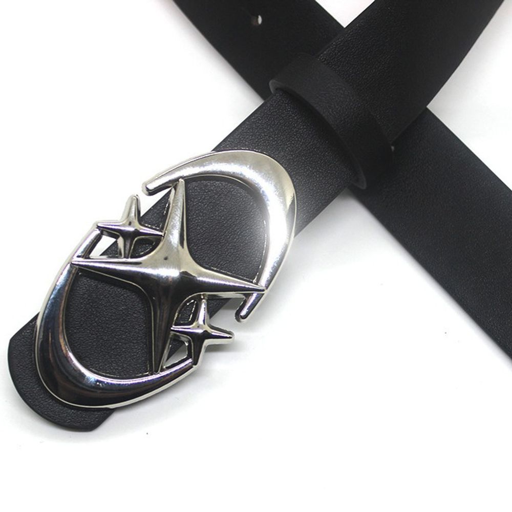 Stylish Cross Star Buckle Belts